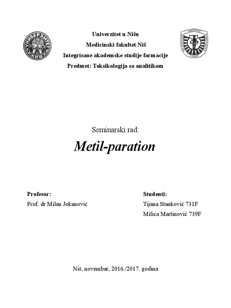 Metil Paration | PDF