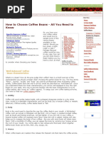 Flowchart For Instant Coffee | PDF | Coffee | Nature