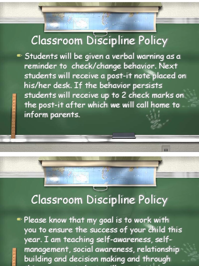 Classroom Discipline | PDF