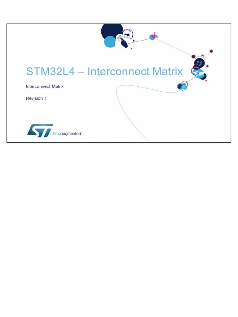 STM32 Interconnect Matrix Guide | PDF | Timer | Analog To Digital Converter
