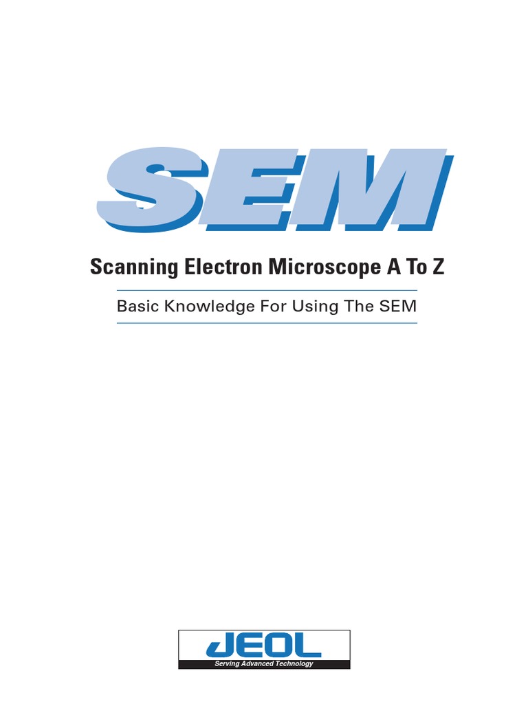 Sem Basics Understanding Scanning Electron Microscopes Pdf