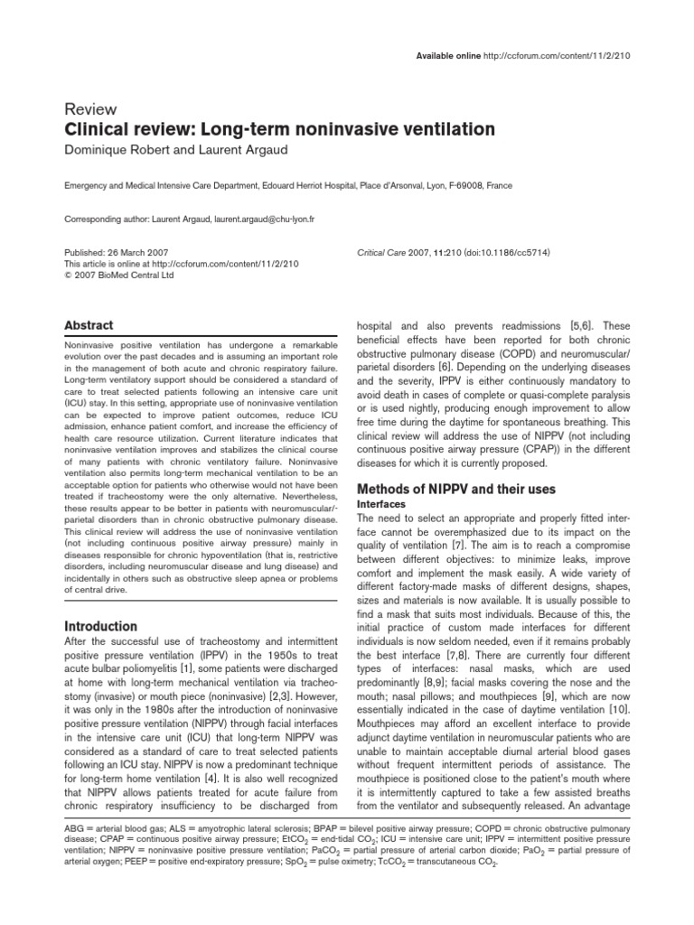 Copd Bipap | PDF | Chronic Obstructive Pulmonary Disease | Respiration