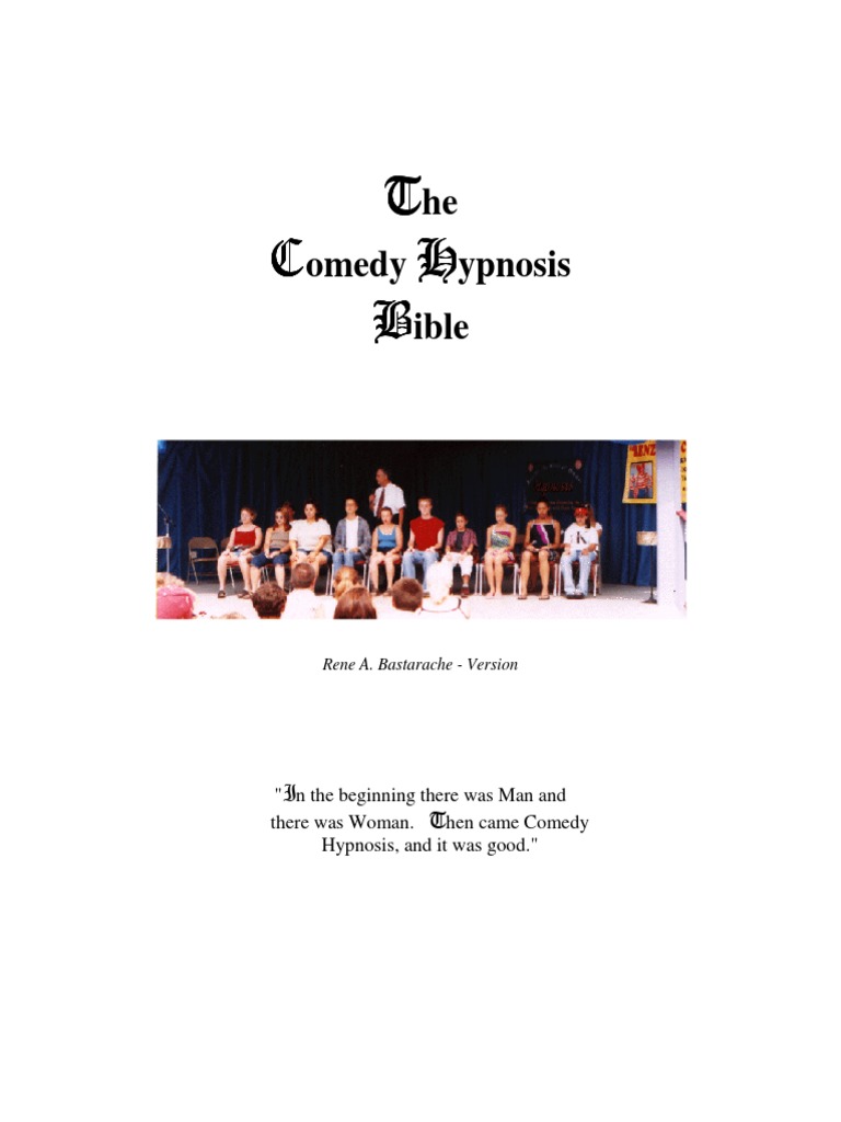 Comedy Hypnosis Bible | Download Free PDF | Hypnosis