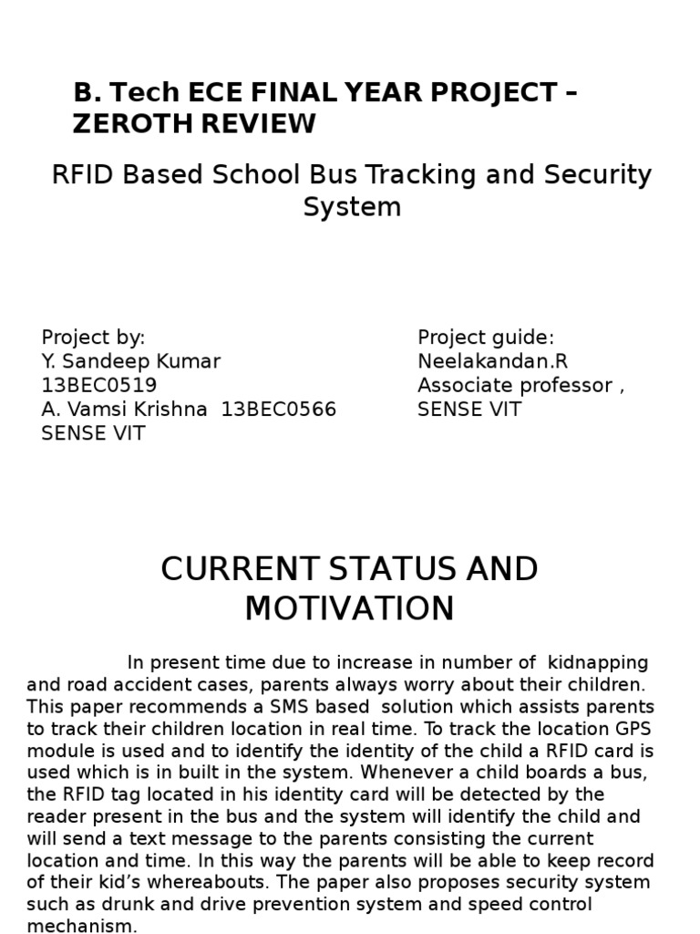 00 Zeroth Review Template | PDF | Radio Frequency Identification | Computing