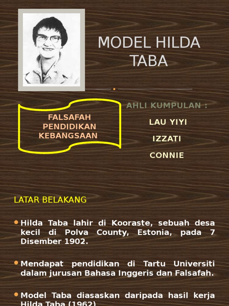 Model Hilda Taba | PDF