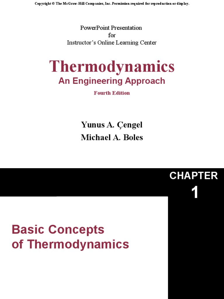 Thermodynamics: An Engineering Approach | PDF | Thermodynamic ...