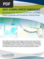 SOX Process | PDF | Sarbanes–Oxley Act | Internal Control