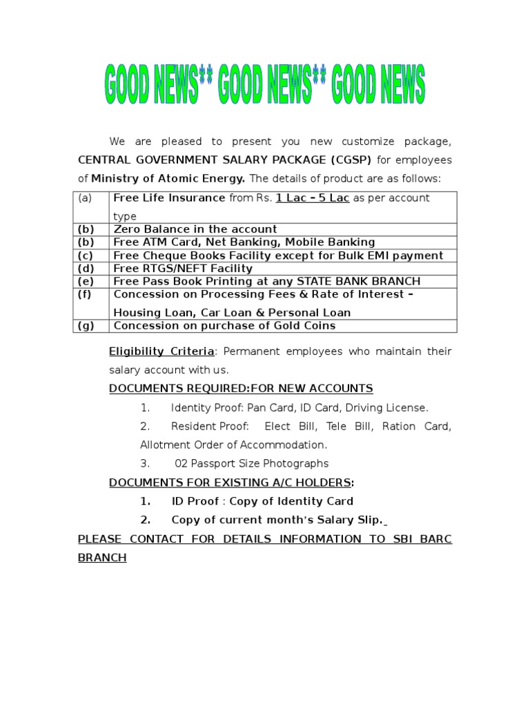 CGSP | PDF | Identity Document | Banking
