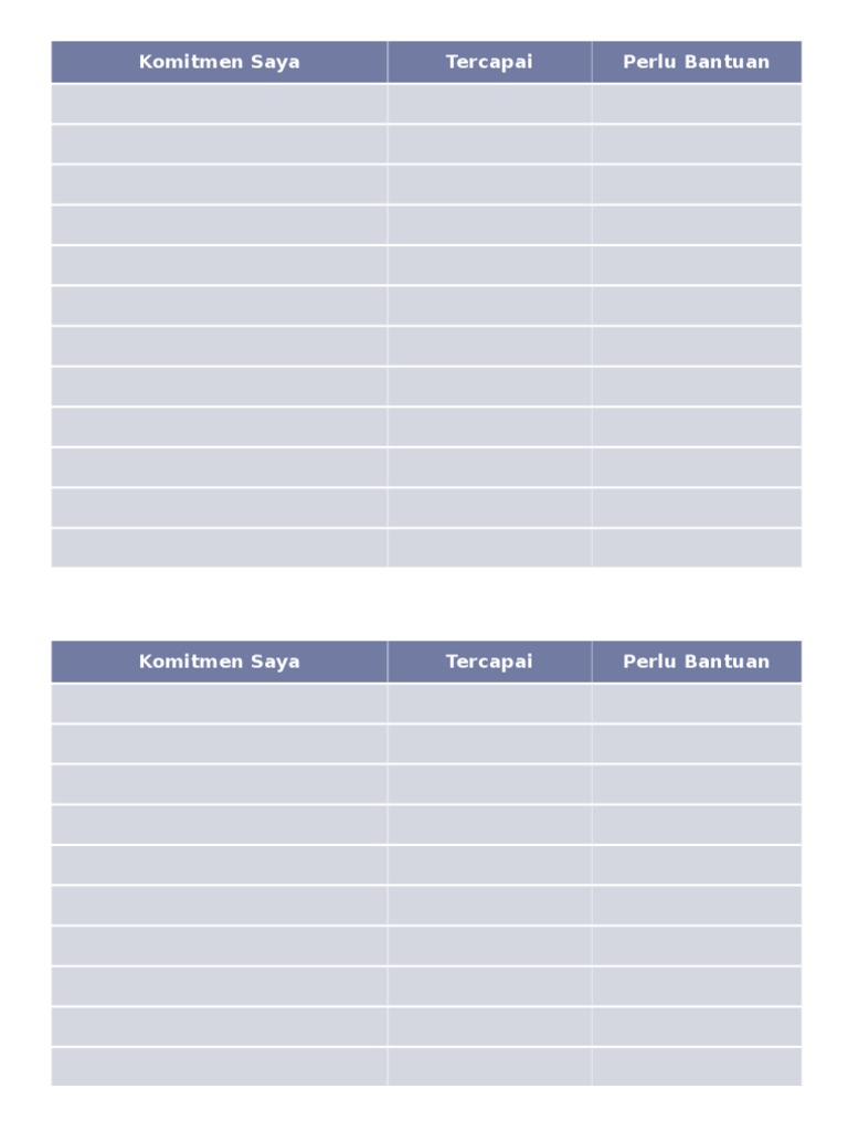 My Commitment Chart | PDF
