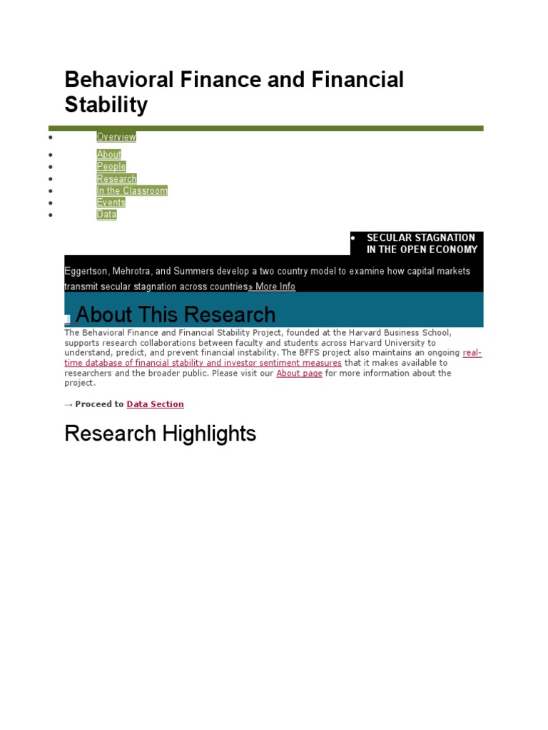 Finance Research Topics | PDF | Economic Bubble | Banks