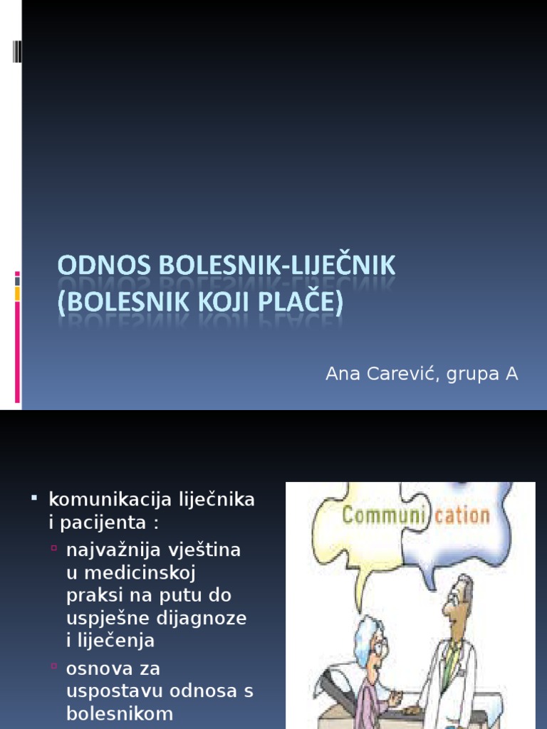 Odnos bolesnik-liječnik