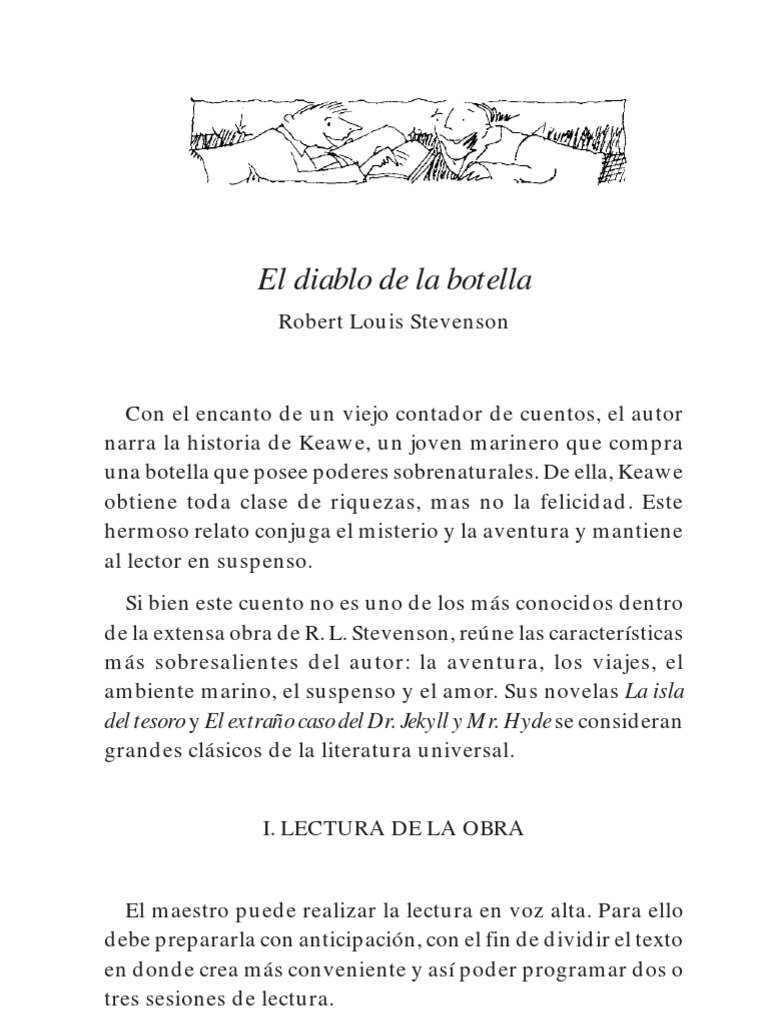 El Diablo en La Botella | PDF | Robert Louis Stevenson | Cuentos