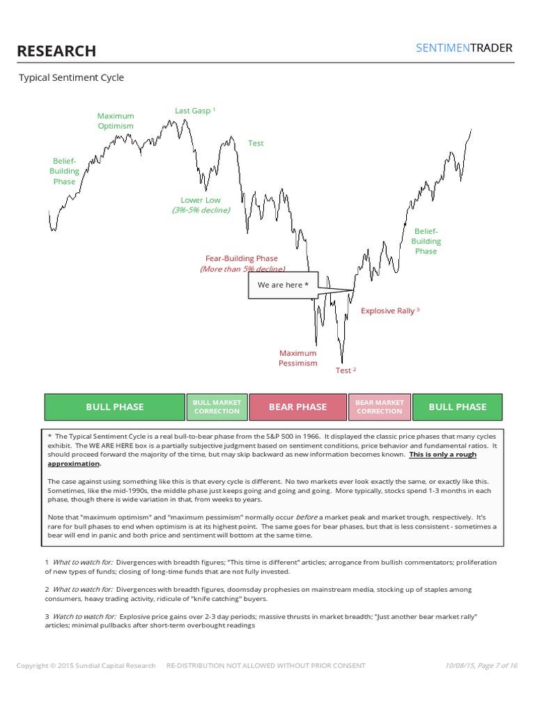Sentiment Report Cycle | PDF | Market Trend | Economic Institutions