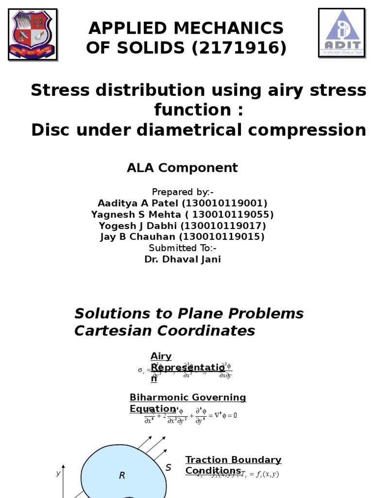 Advance Mechanics of Solids | PDF | Chemical Product Engineering ...