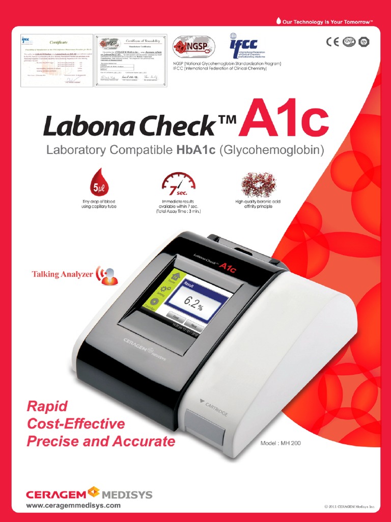 Ficha Tecnica Labona Check Hba1c | PDF
