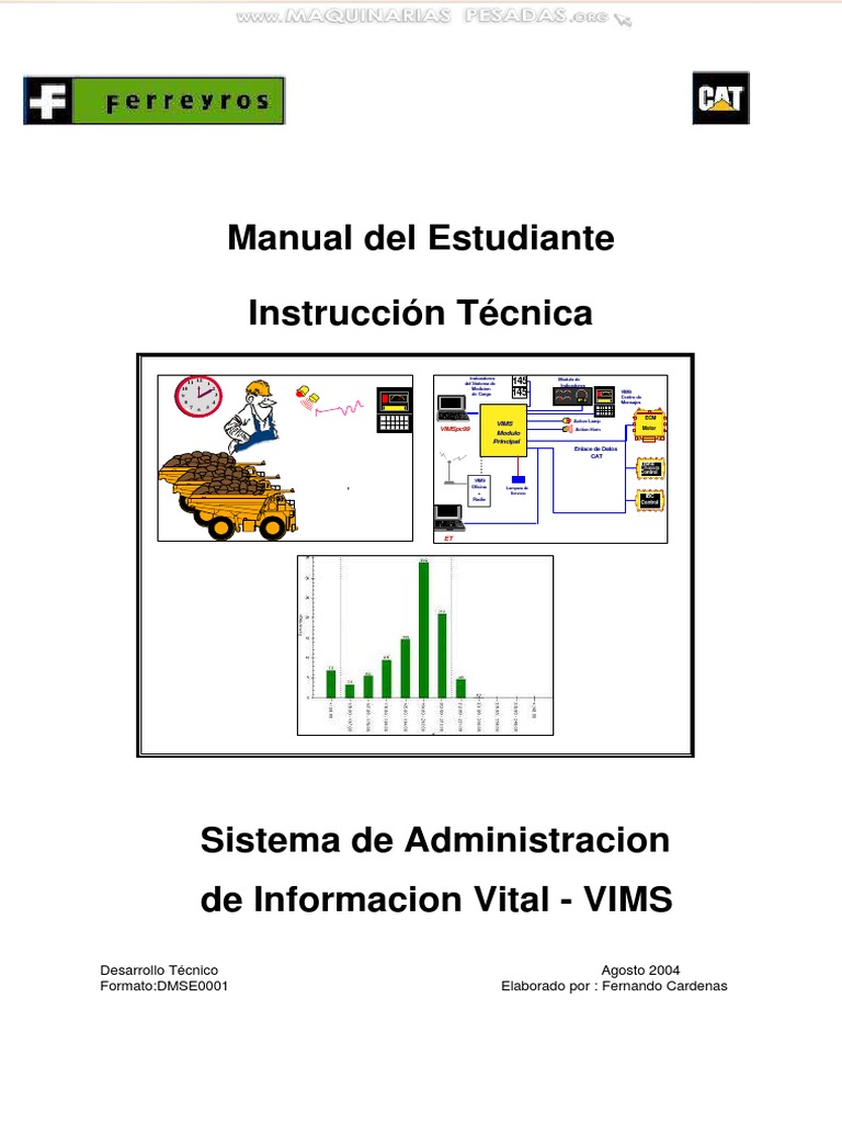 Manual Sistema Administracion Informacion Vital Vims Caterpillar Conexiones Vimspc Aplicaciones ...