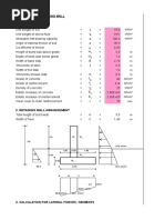 Broms Method-Xls-Lateral Pile Capacity in Cohesive Soil | PDF