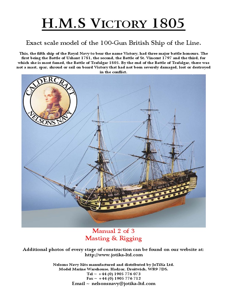 Victory Rig | PDF | Mast (Sailing) | Rigging