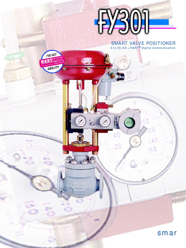 Smart Valve Positioner: 4 To 20 Ma + HART Digital Communication ...