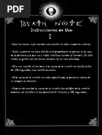 Death Note Rules | PDF | Death | Human
