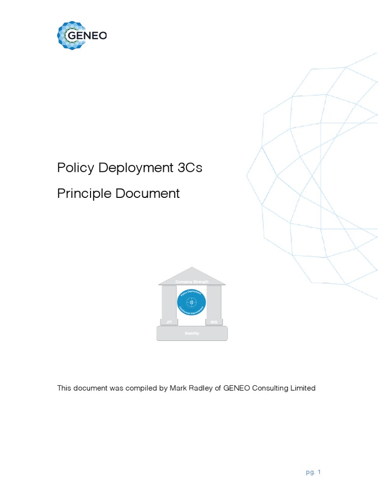 3Cs Principle Document Lean Model | PDF | Military | Leadership