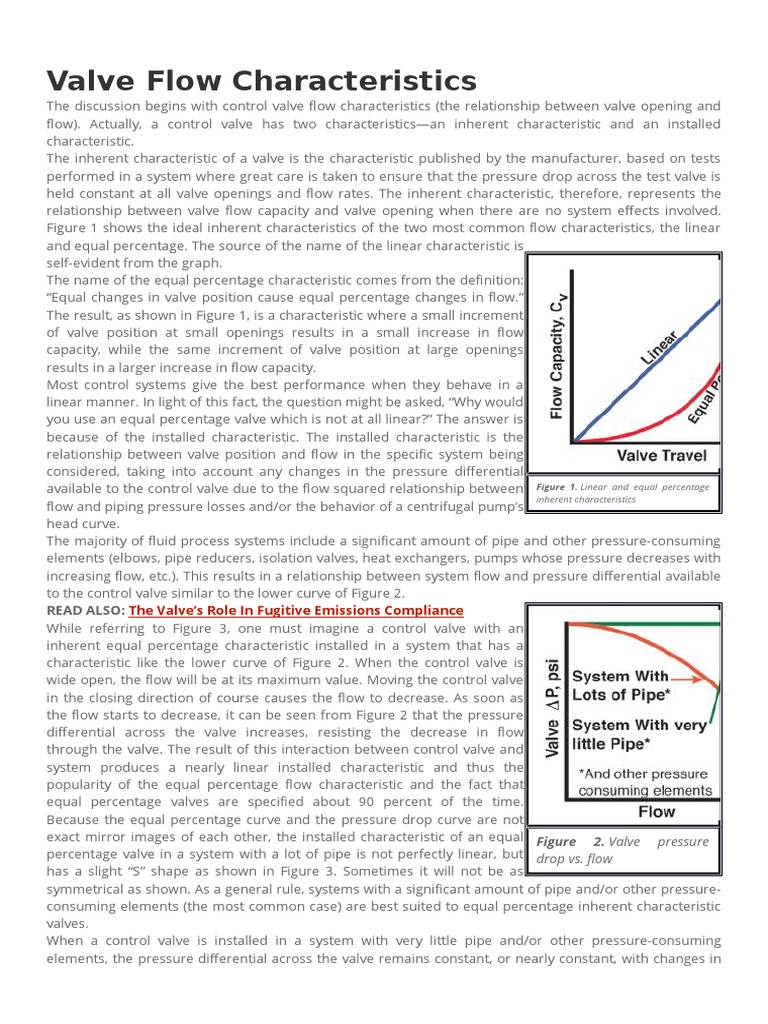 Control Valve | PDF | Valve | Friction