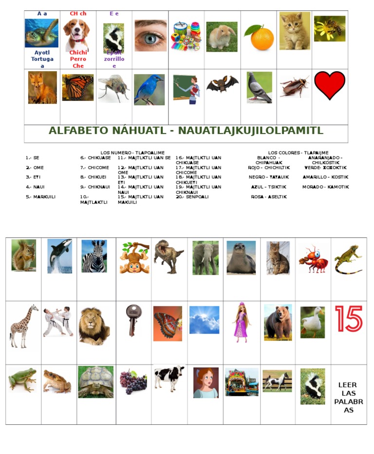 Alfabeto Náhuatl | PDF