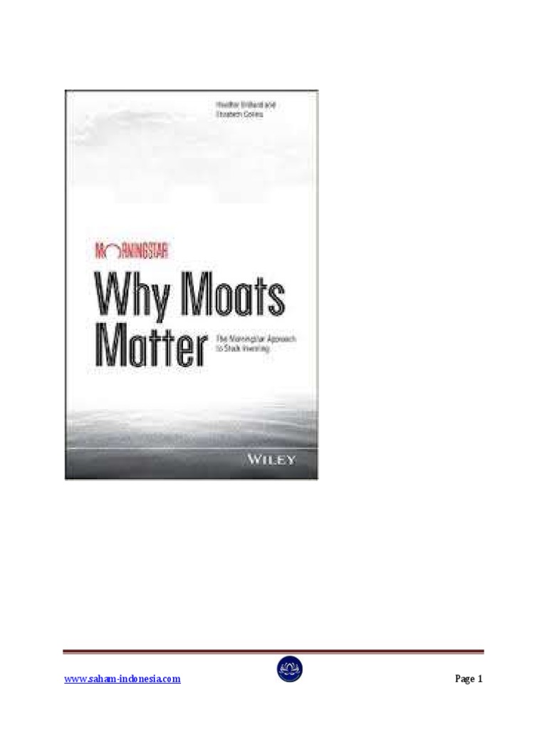 Why Moats Matter | PDF