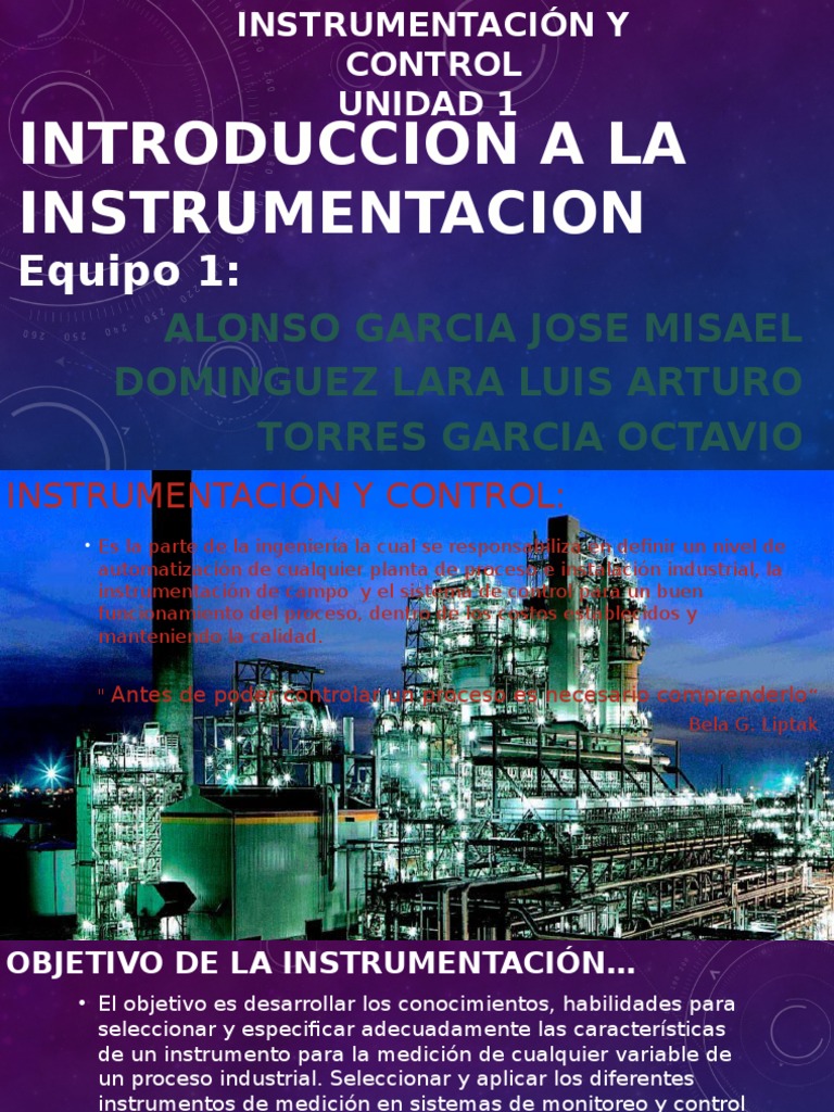 Introduccion A La Instrumentacion y Control | PDF | Unidades de medida ...
