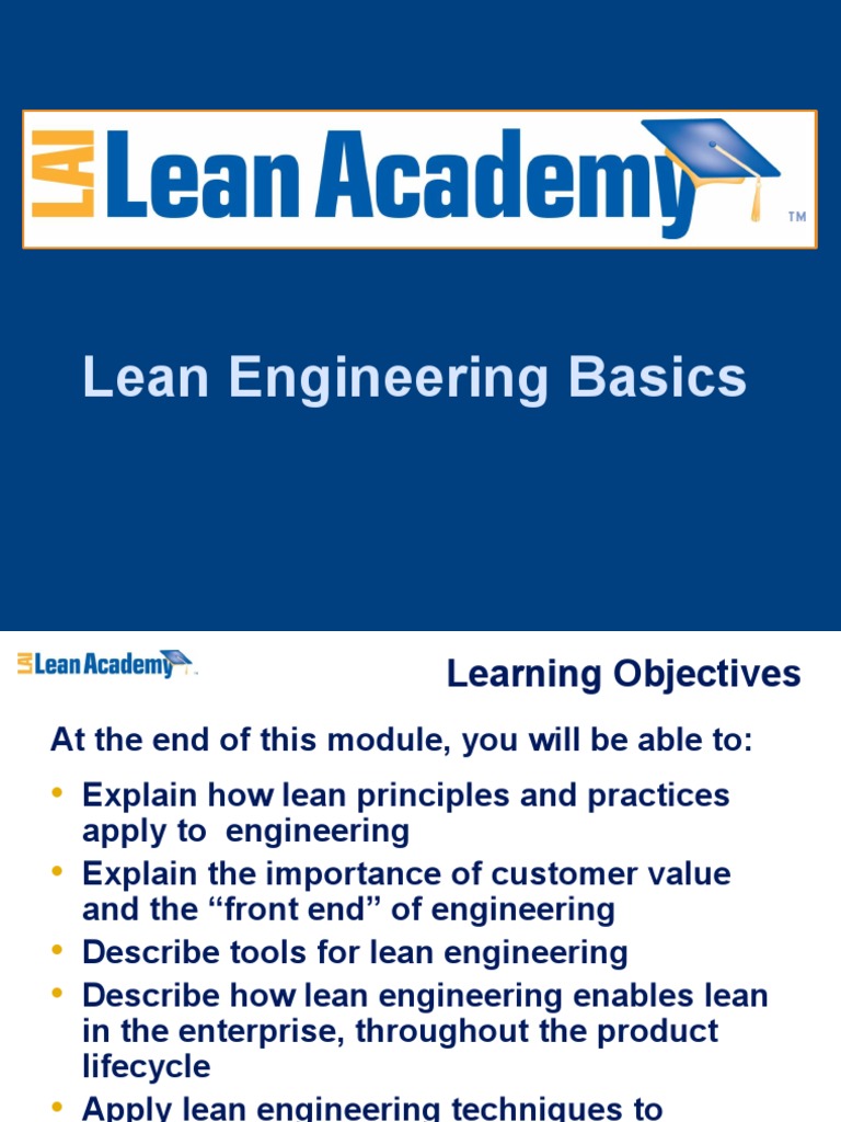 Lean Engineering | Lean Manufacturing | Product Lifecycle