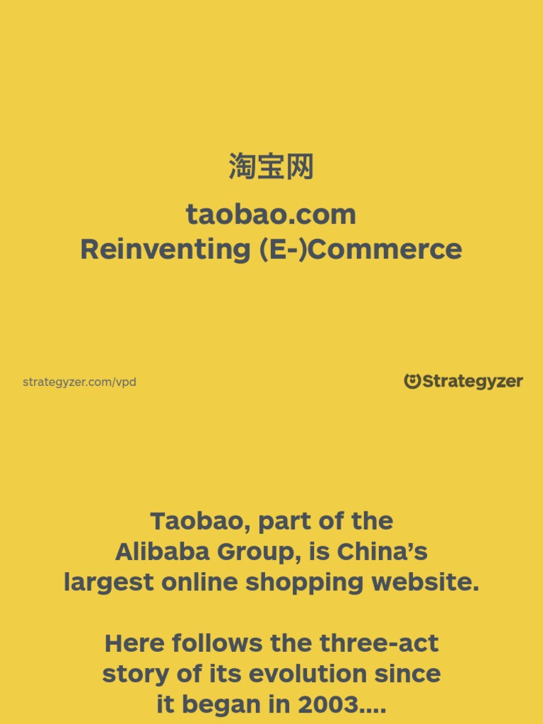Taobao Case Study PDF | PDF | Alibaba Group | Distribution (Business)