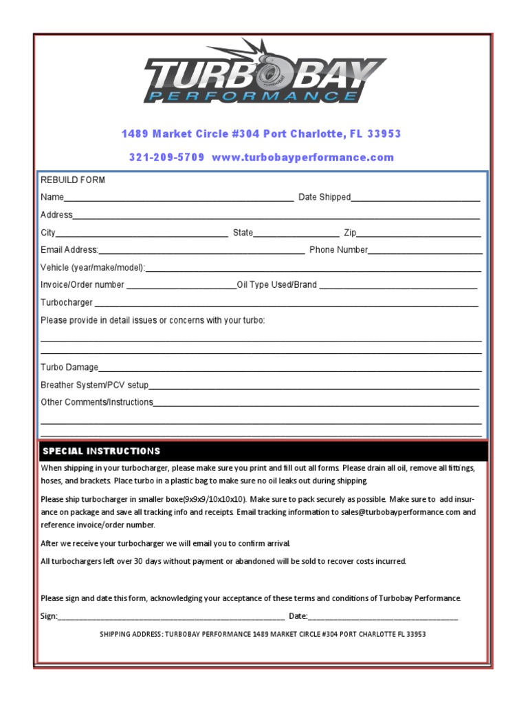 Repair Form 2 | PDF