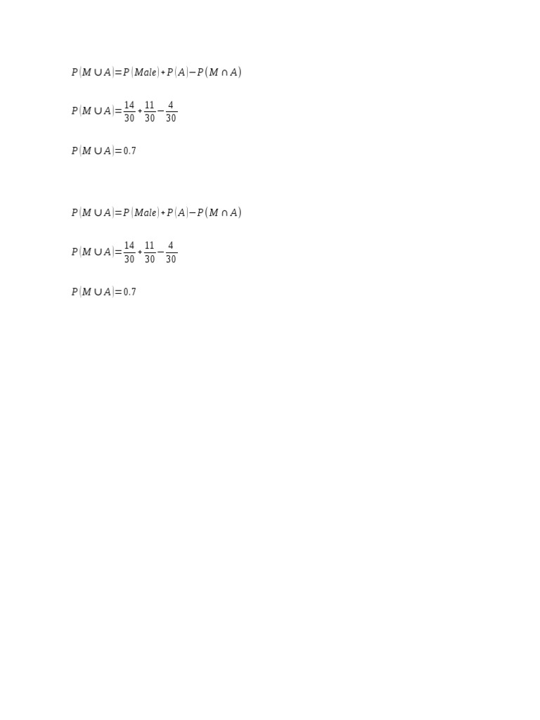 Computation For MASTAT Assign | PDF