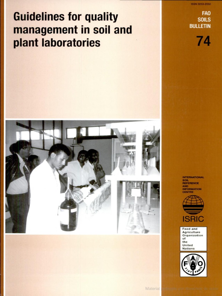 Guidelines For Quality Management in Soil and Plant Laboratories | PDF ...