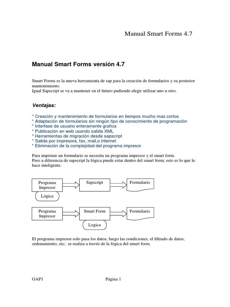 Manual de Smartforms | PDF