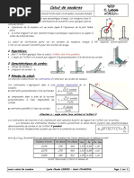 Dimensionnement des cordons de soudure | PDF | Soudage | Construction