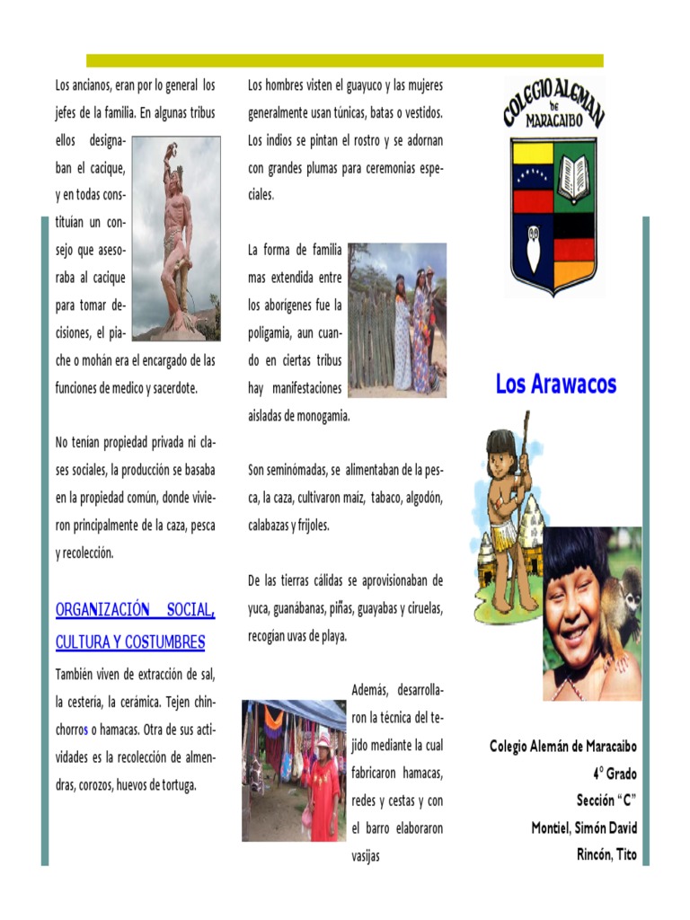 Los Arawacos PDF | PDF | Venezuela | Colombia