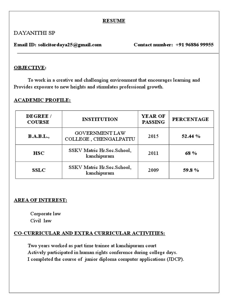 Daya Resume | PDF | Further Education
