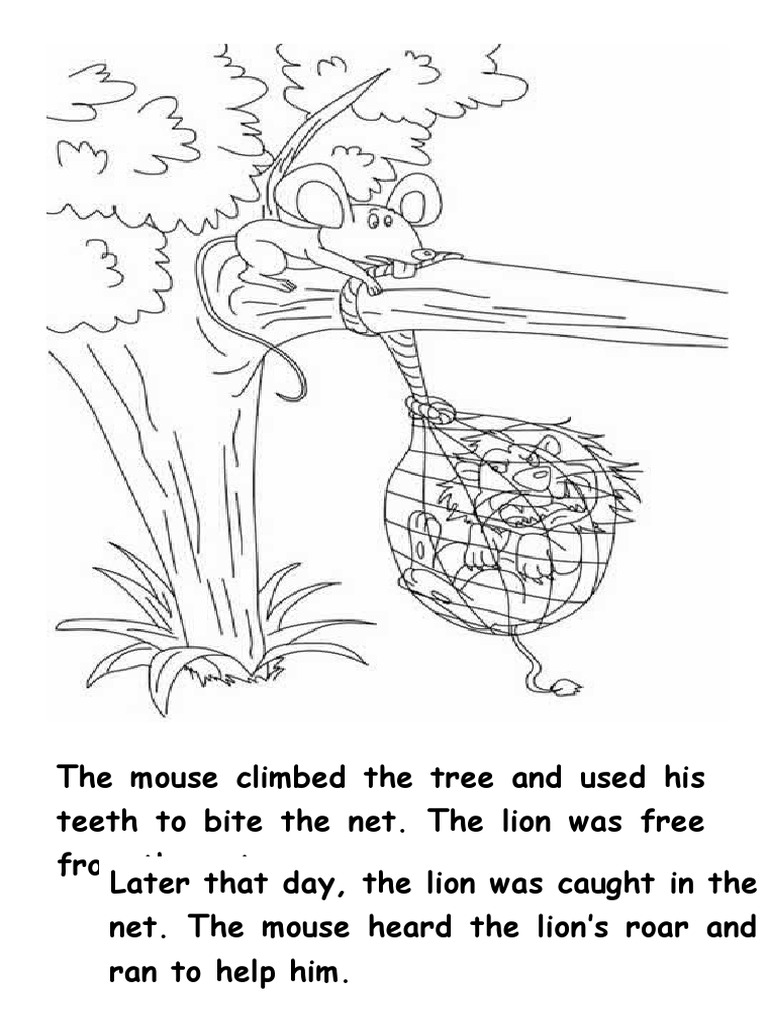 The Lion and The Mouse (BW) | PDF