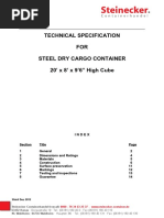 CMA CGM Container Specifications | PDF | Cargo | Transport