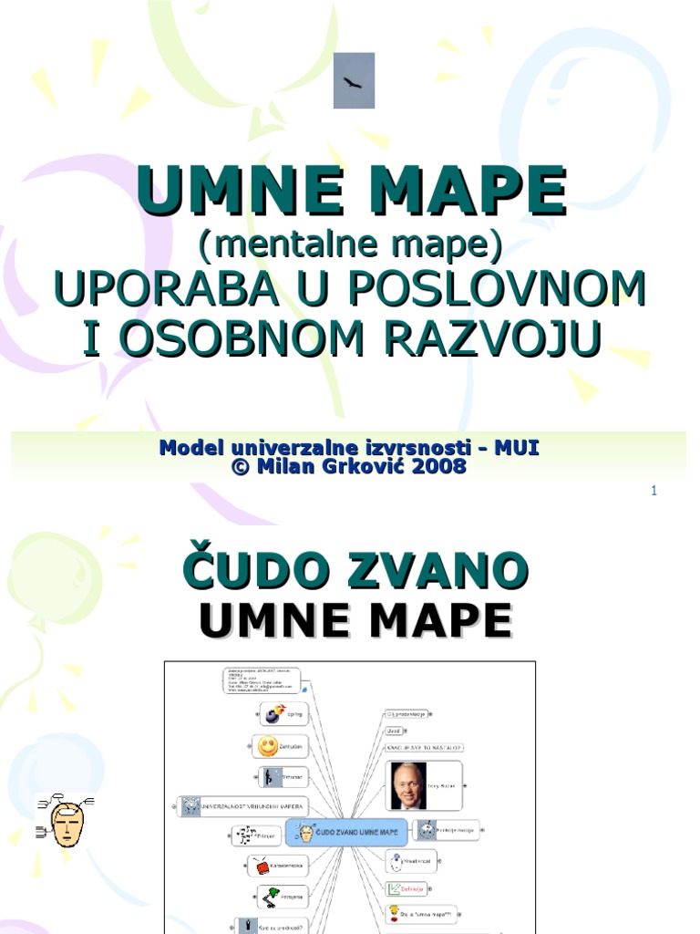 Umne Mape U Modelu Univerzalne Izvrsnosti | PDF