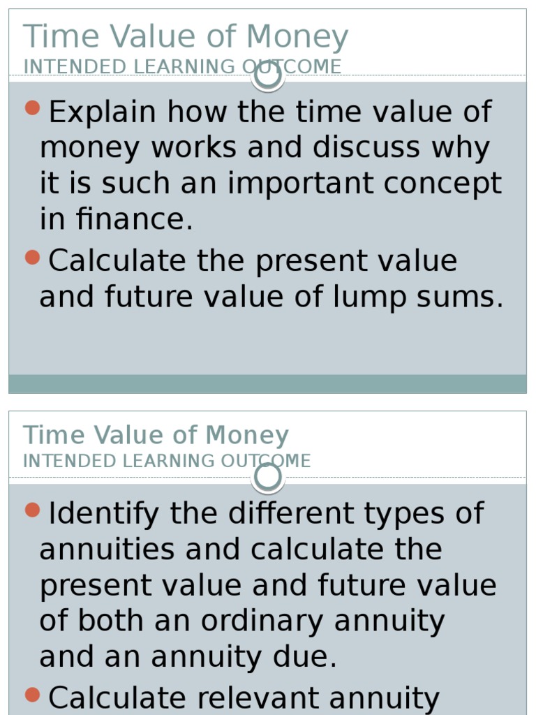 Understanding the Time Value of Money: Calculating Present and Future Values through Compounding ...