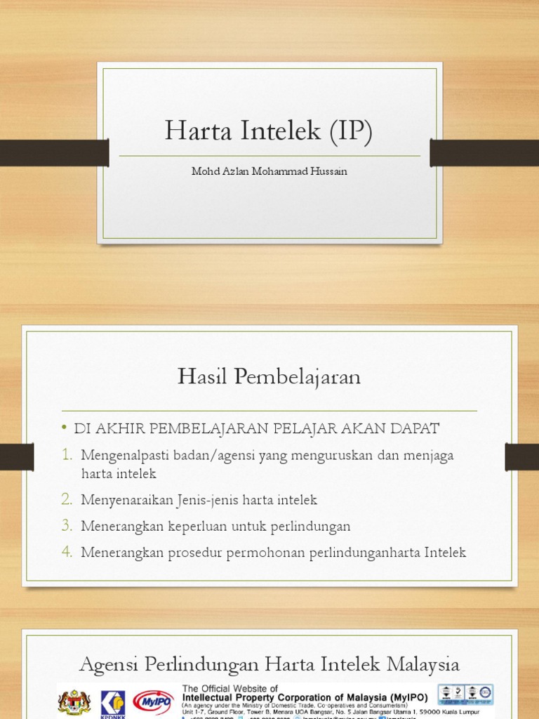 HARTA-INTELEK | PDF | Patent Application | Patent