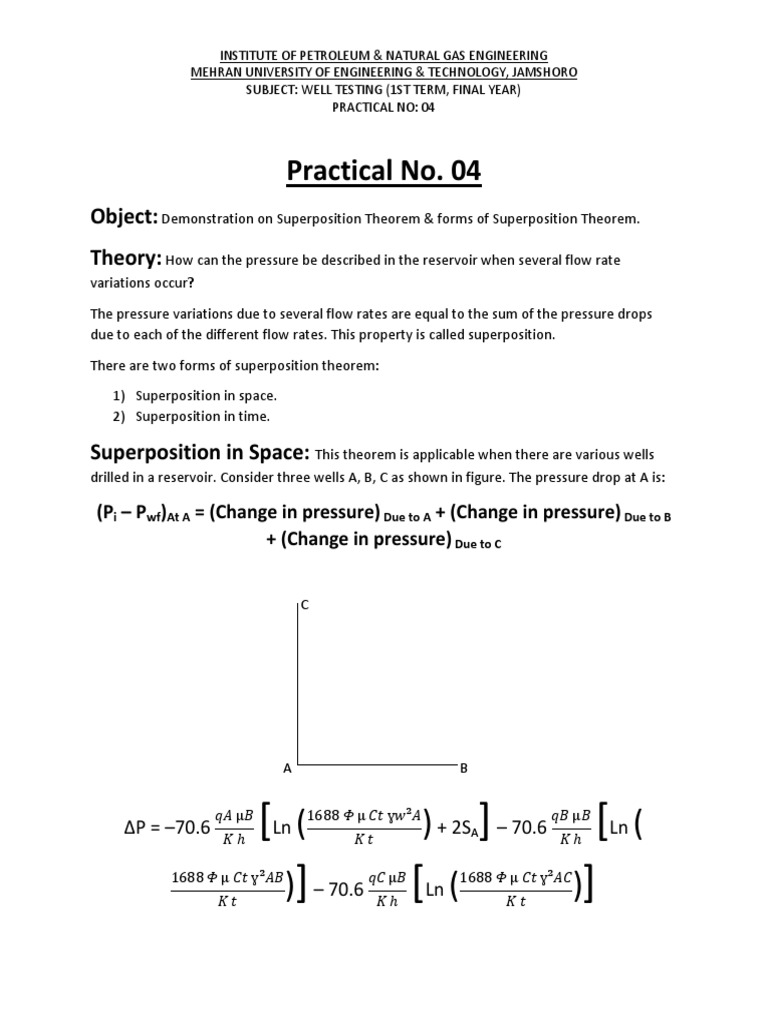 Practical 04 Well Testing | PDF | Applied And Interdisciplinary Physics ...