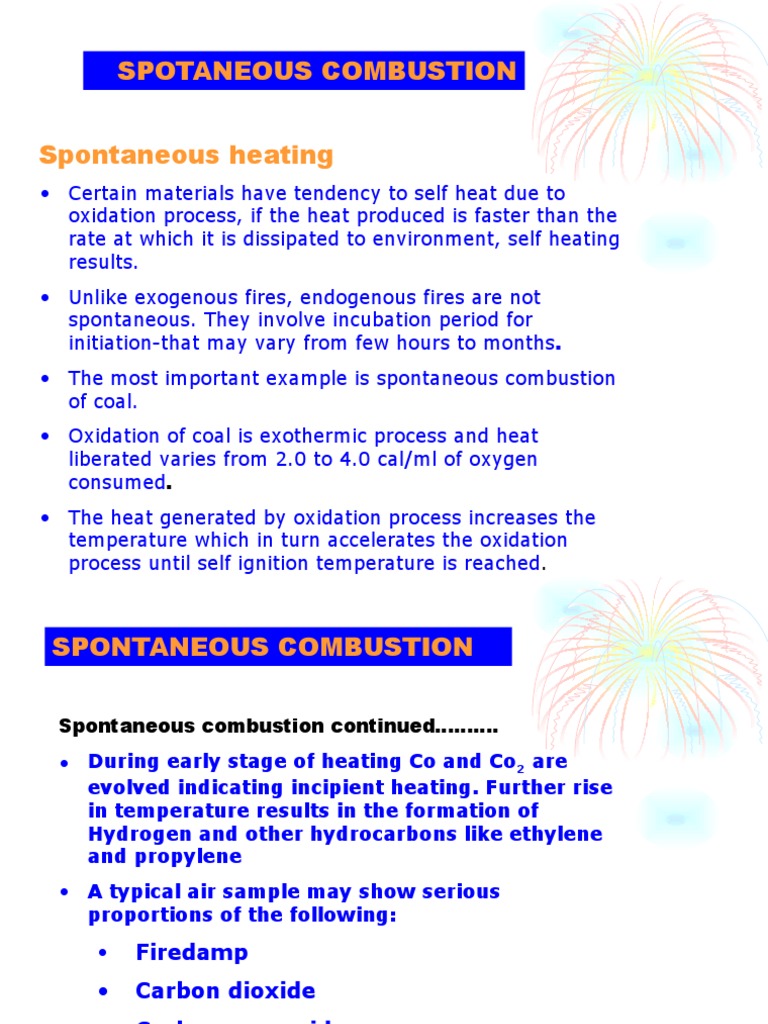 Understanding the Causes and Detection of Spontaneous Combustion in ...