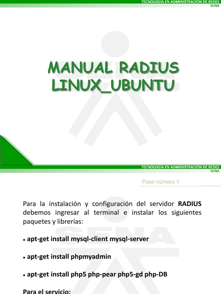 Manual Servidor Radius Linux Ubuntu | PDF | SQL | Tabla (base de datos)