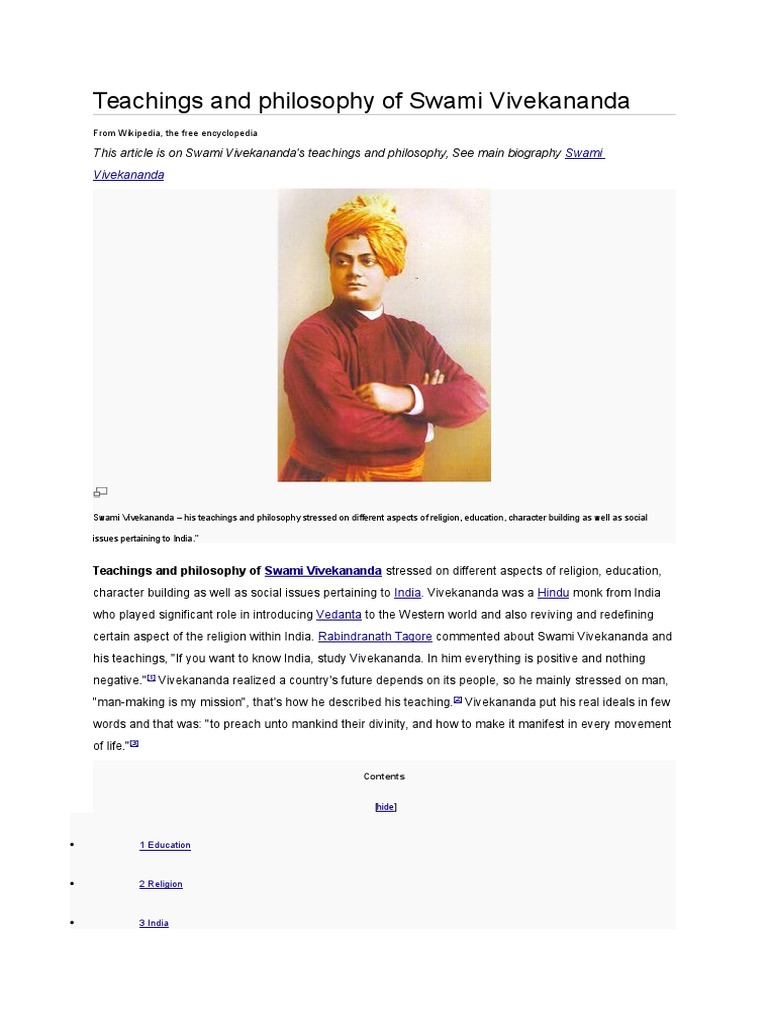 Teachings and Philosophy of Swami Vivekananda | Sita | Swami Vivekananda
