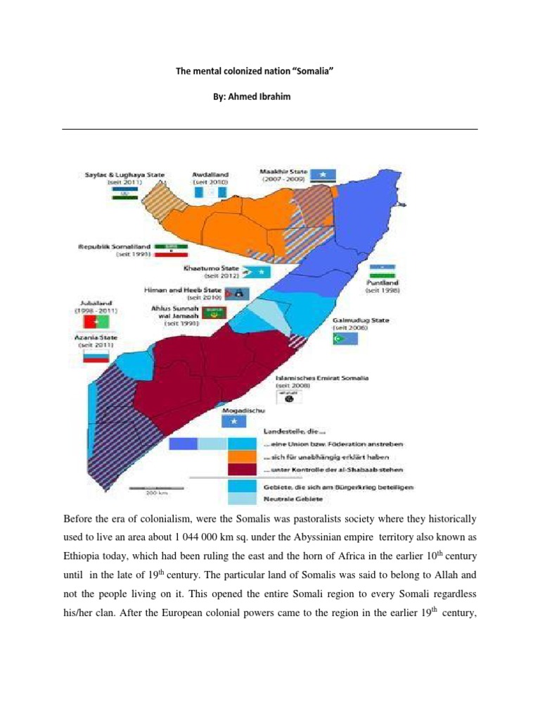 The Mental-Colonized-Nation-Somalia-2-1-1 PDF | PDF | Politics | Travel