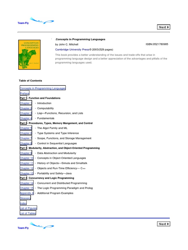 Concepts in Programming Languages PDF | Download Free PDF | Programming ...