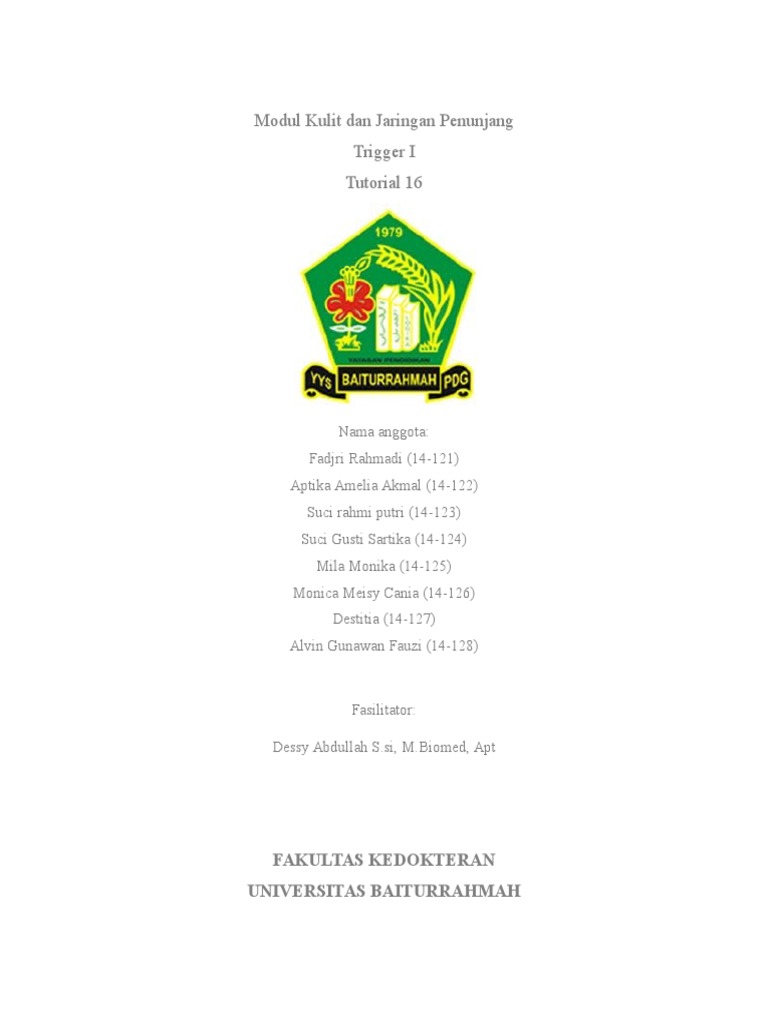 Modul Kulit Dan Jaringan Penunjang | PDF